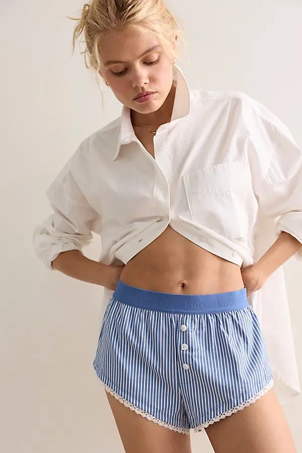 KNIX Super Leakproof Mini Dream Boxers - Blue Stripe