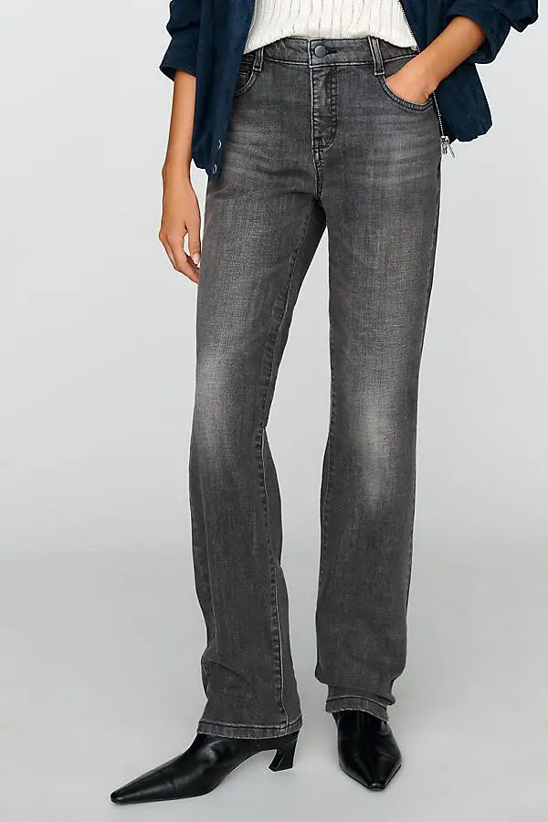 PILCRO Wren Mid Rise Straight Leg Jeans