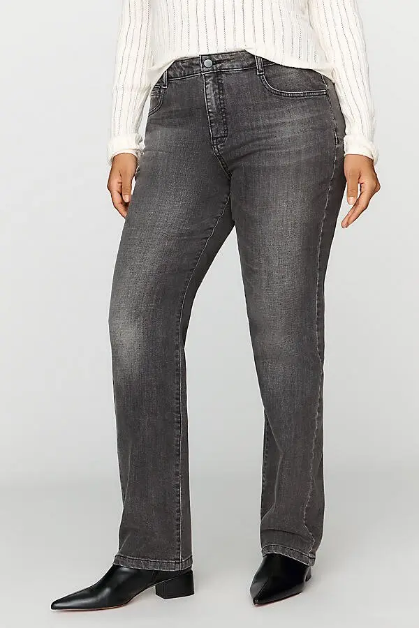PILCRO Wren Mid Rise Straight Leg Jeans