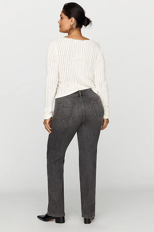 PILCRO Wren Mid Rise Straight Leg Jeans