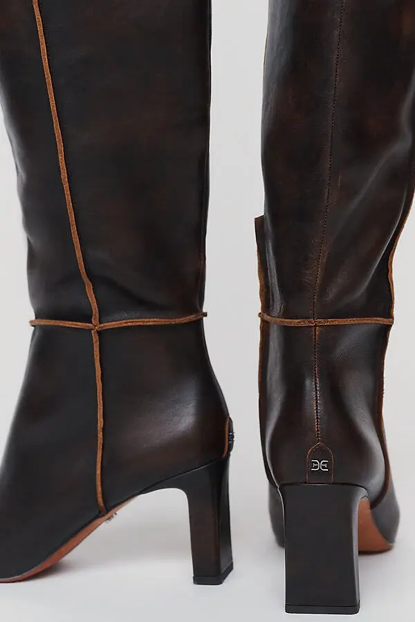 Sam Edelman Sylvia Leather Moto Boots