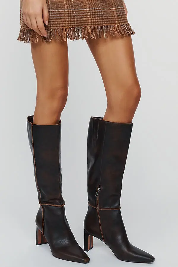 Sam Edelman Sylvia Leather Moto Boots