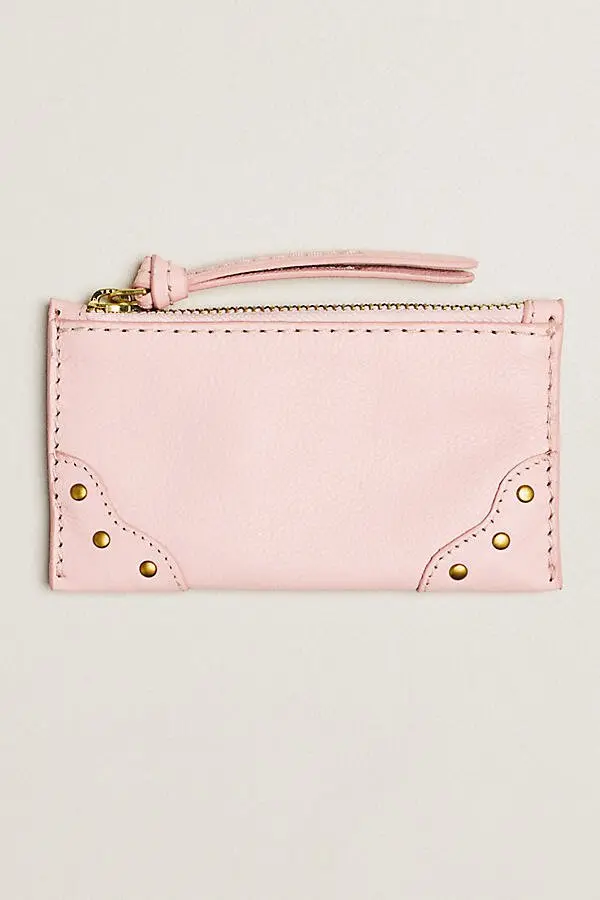 Anthropologie Ara Leather Card Case - Pink