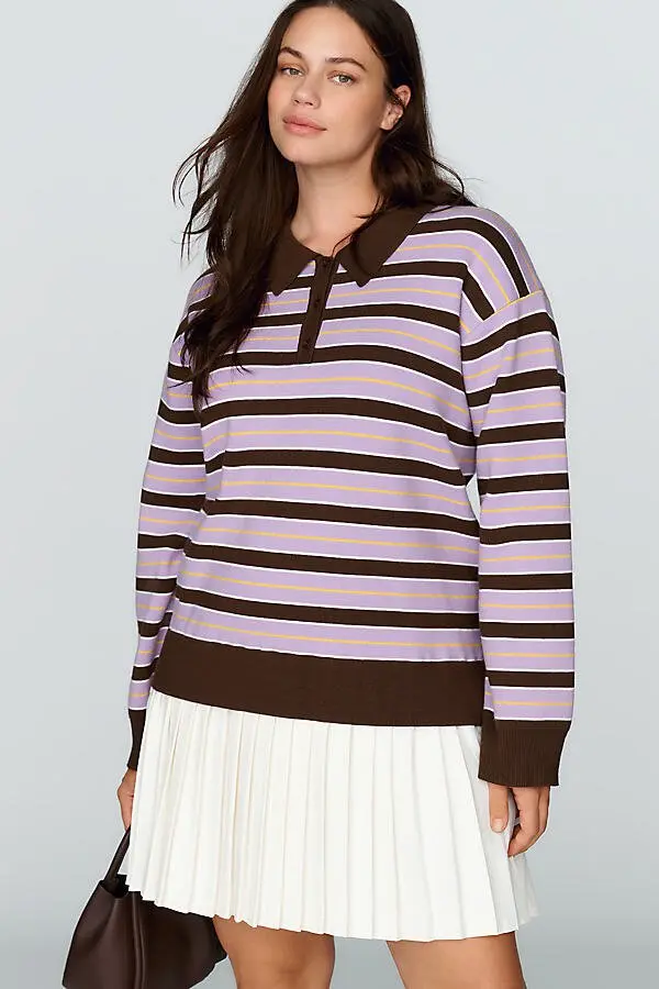 English Factory Polo Pleated Mi Dress
