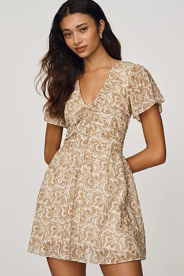 Paige Kga 100% Cotton Mi Dress