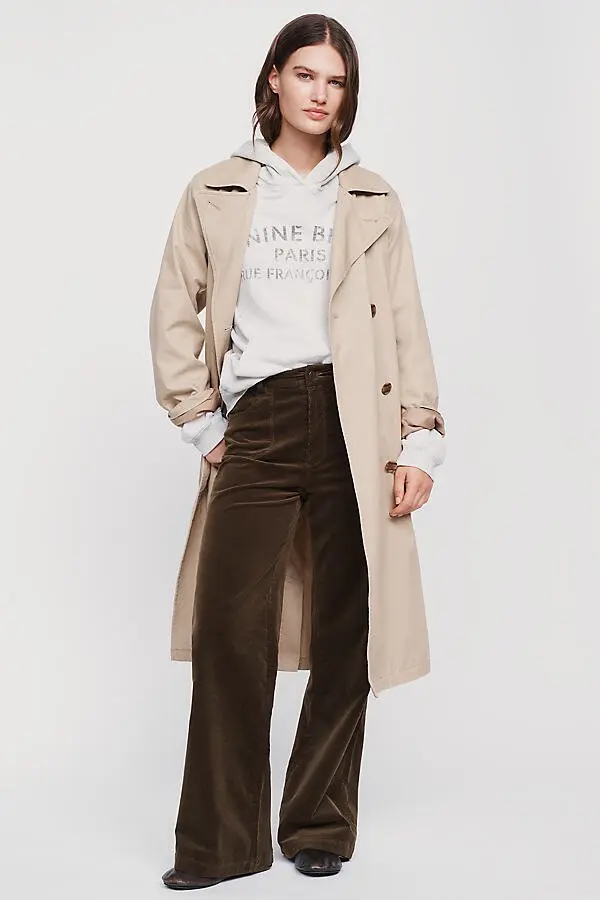 Paige Anessa " High Rise Wide Leg Utility Jeans