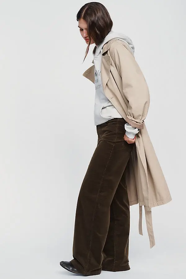 Paige Anessa " High Rise Wide Leg Utility Jeans