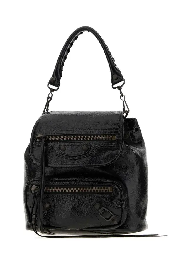 Balenciaga Leather Mini Le City Backpack