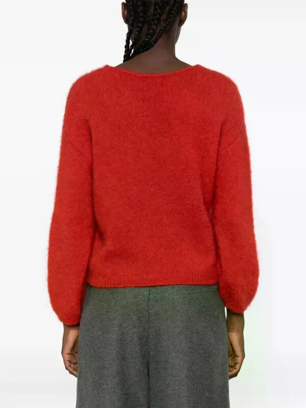 SUSANNE BOMMER Brushed-finish Long-sleeve Sweater