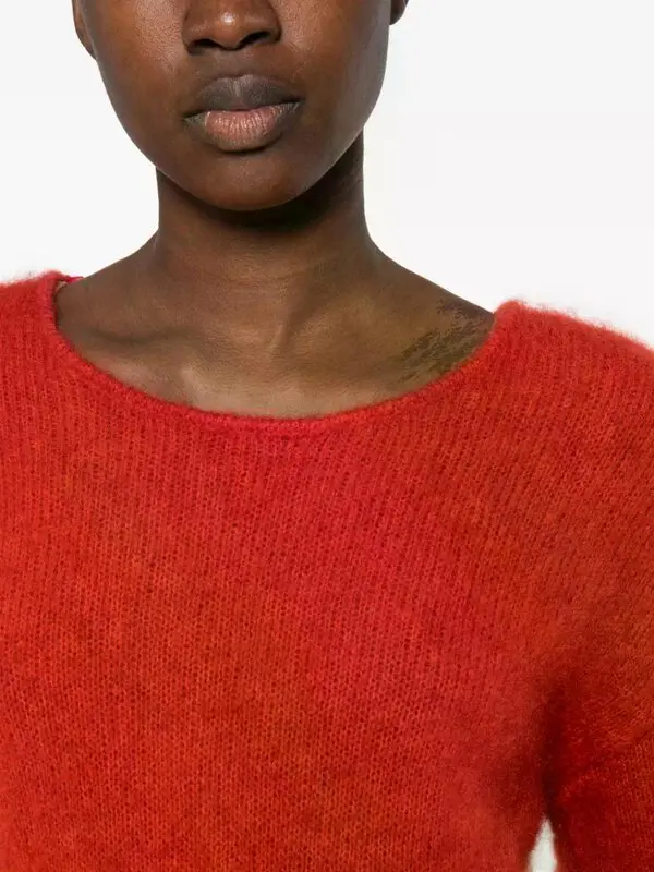 SUSANNE BOMMER Brushed-finish Long-sleeve Sweater