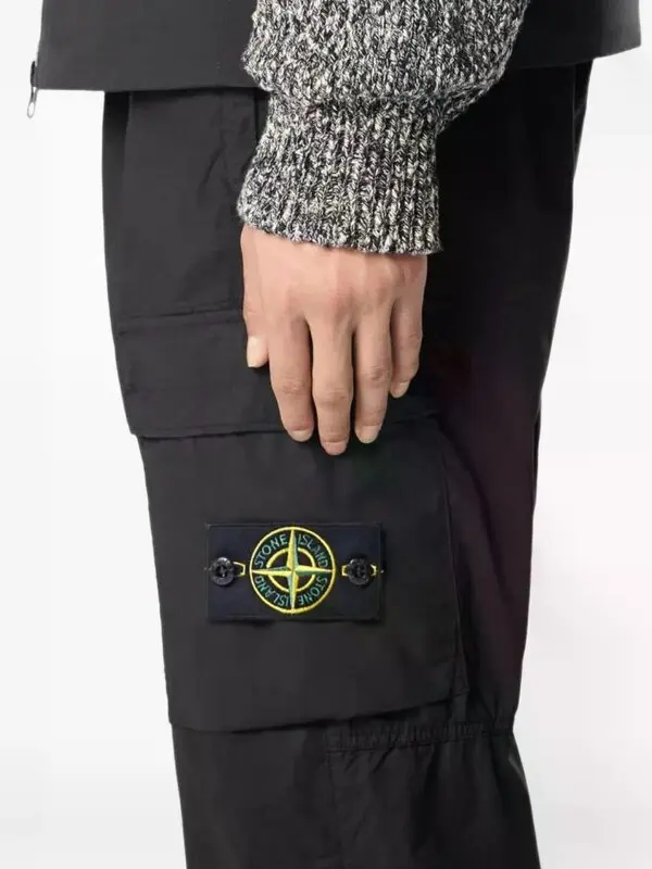 Stone Island 3100031 Stretch Organic Cotton Twill Cargo Trousers
