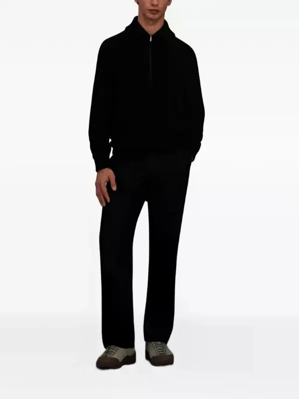 Herno High-neck Half-zip Sweater
