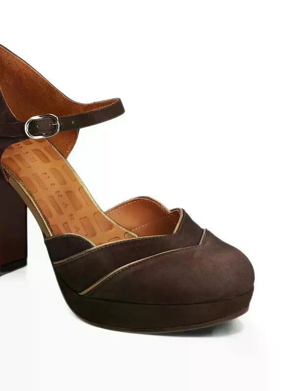 Chie Mihara Uyako Metallic-trim Pumps