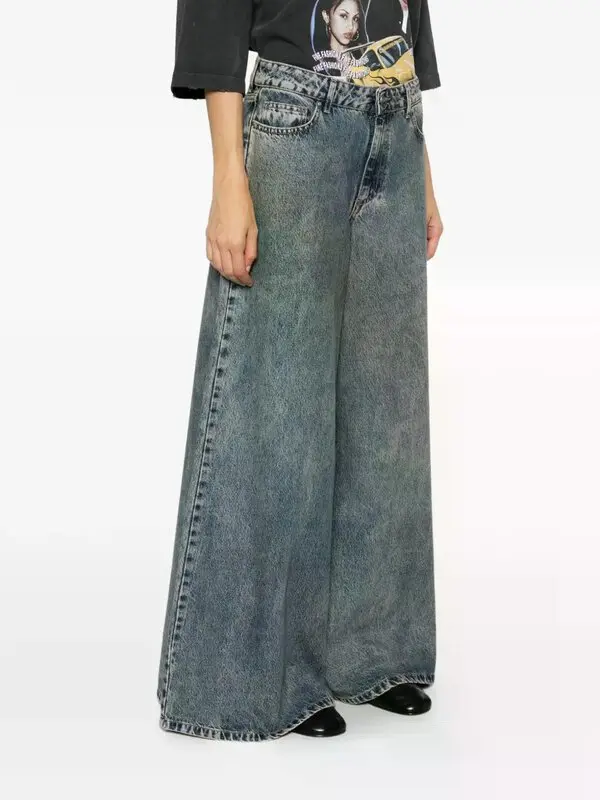 GOD SAVE DENIM Wide-leg Jeans