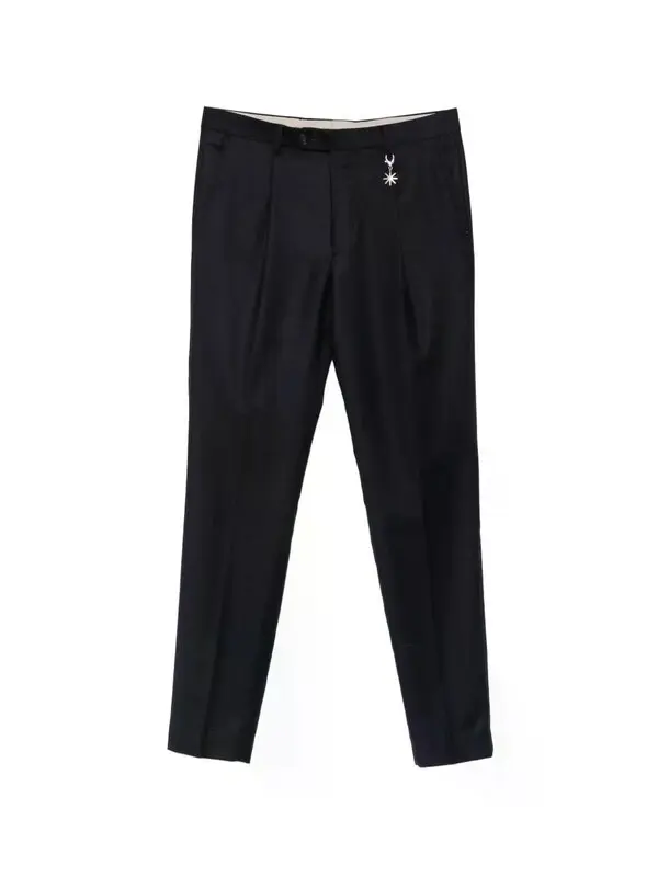 MANUEL RITZ New York Pleated Wool-flannel Trousers