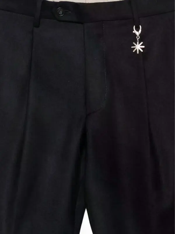 MANUEL RITZ New York Pleated Wool-flannel Trousers
