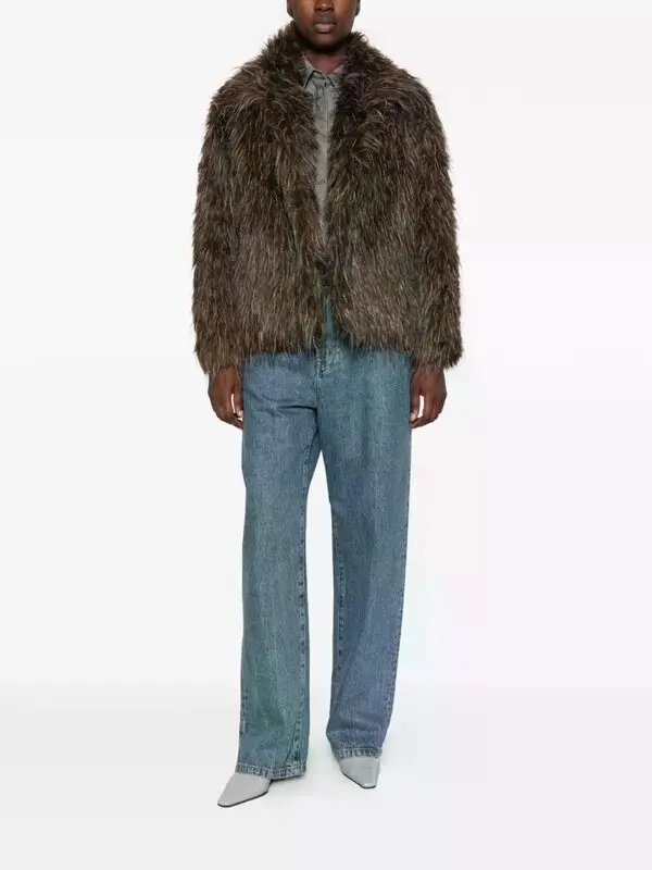 ZOE PARIS Long-sleeve Faux-fur Jacket