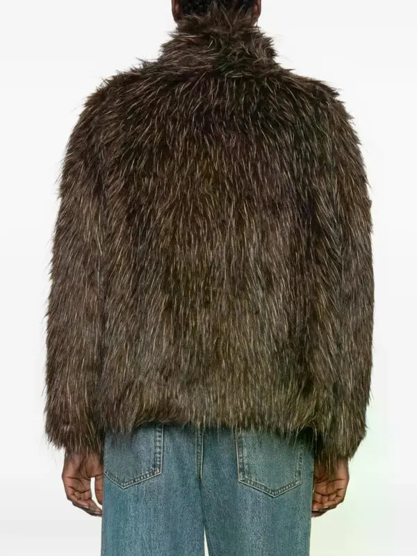ZOE PARIS Long-sleeve Faux-fur Jacket