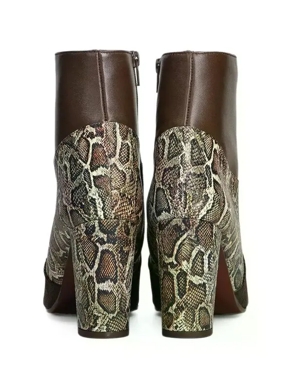 Chie Mihara Etyu Snakeskin-effect Ankle Boots