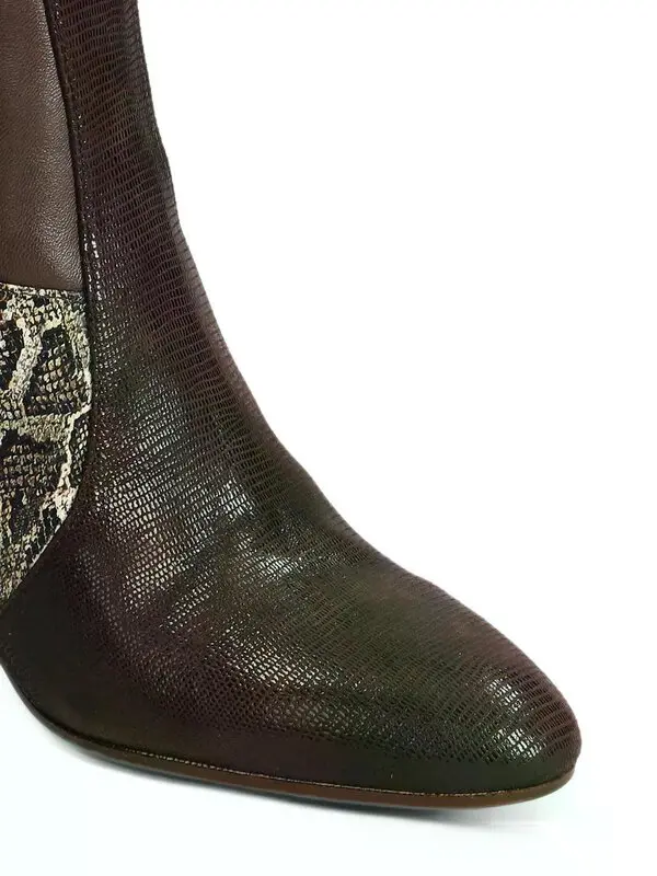 Chie Mihara Etyu Snakeskin-effect Ankle Boots