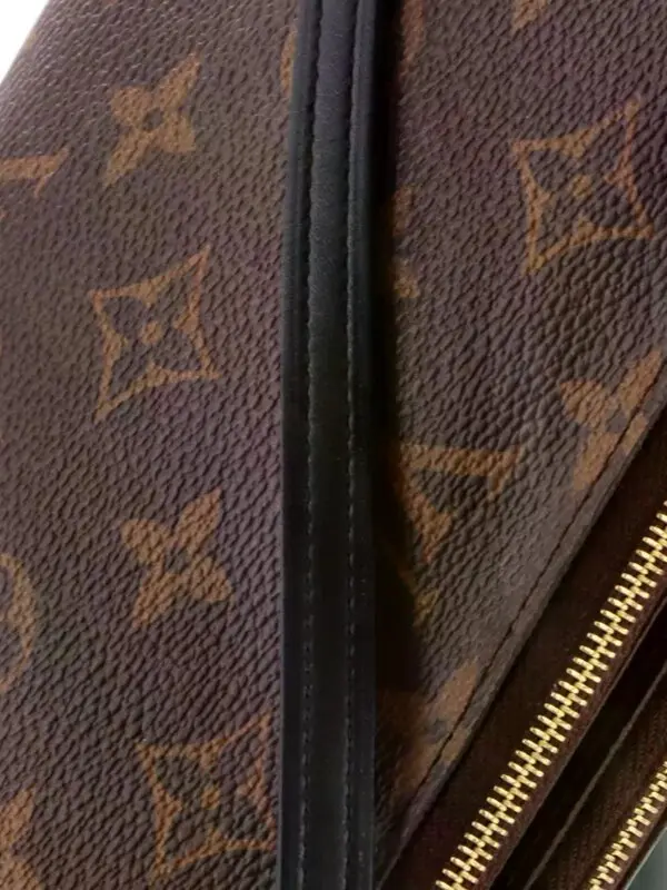 LOUIS VUITTON Double Zip Pochette Reverse Monogram Giant Clutch Bag