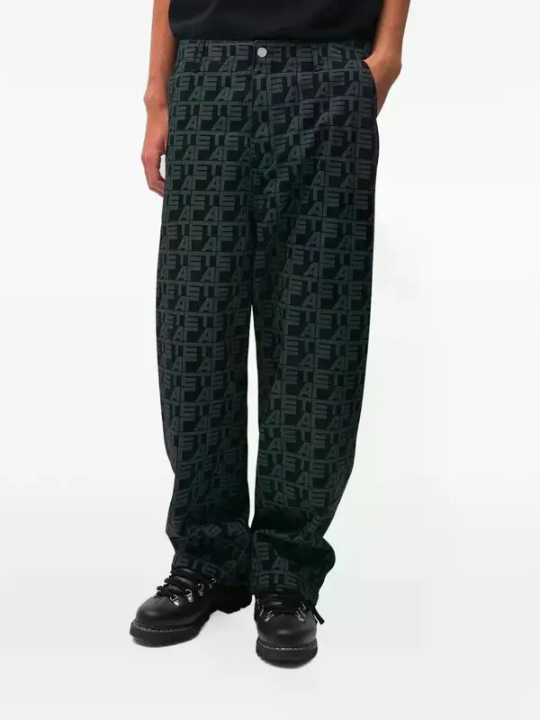 ARTE ANTWERP Monogram-print Jeans
