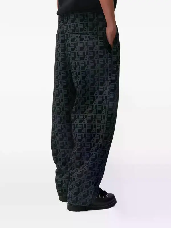 ARTE ANTWERP Monogram-print Jeans