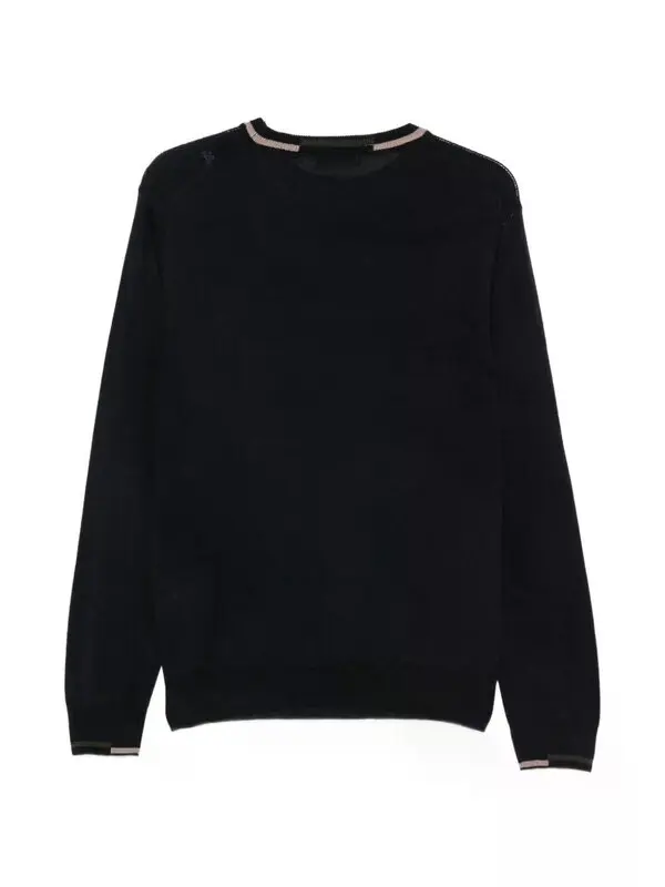 MANUEL RITZ Contrast-trim Wool-blend Sweater