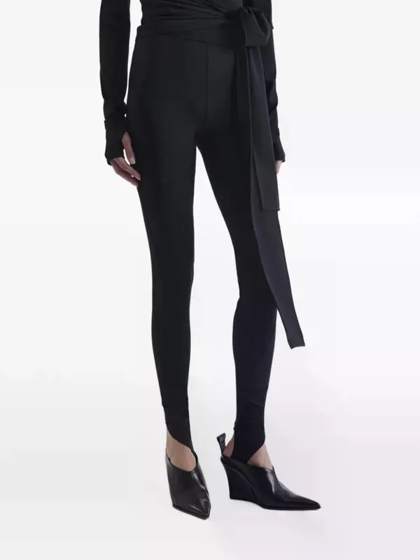 IRO PARIS Titanium Gathered Stirrup Leggings