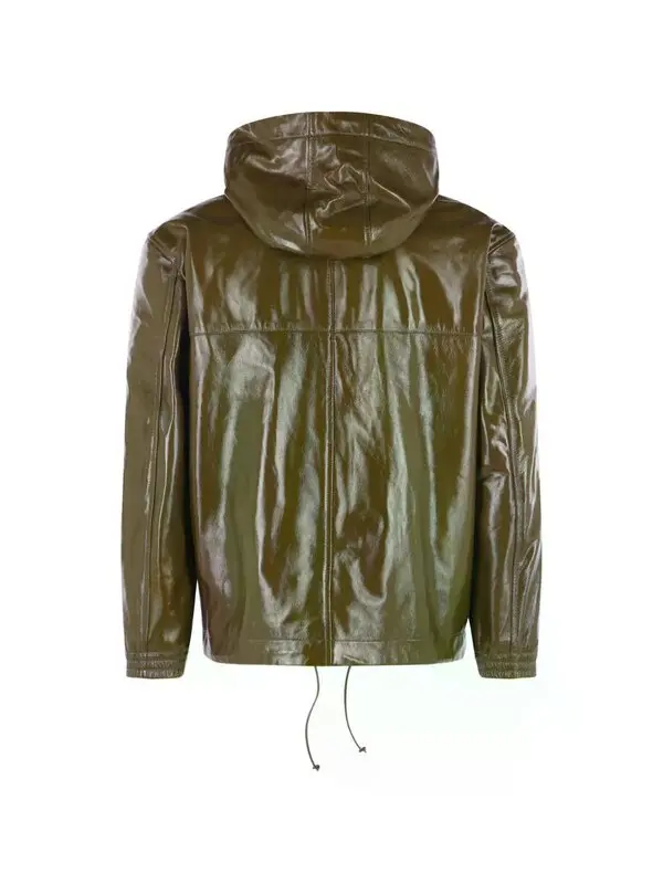 NAMACHEKO Brigham Hooded Leather Jacket