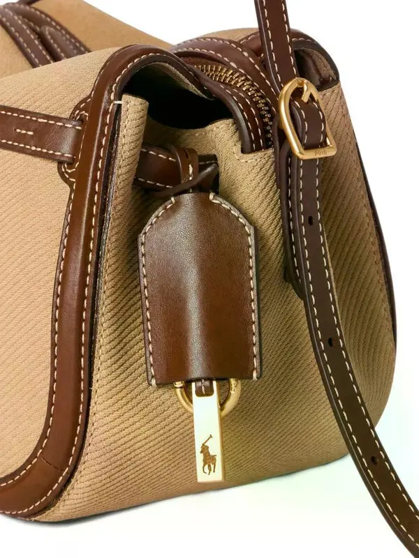 Polo Ralph Lauren Polo Id Suede & Leather Mini Satchel