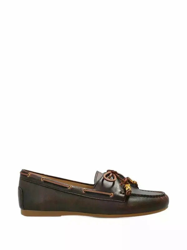 Michael Kors Fallon Polished Leather Moccasins