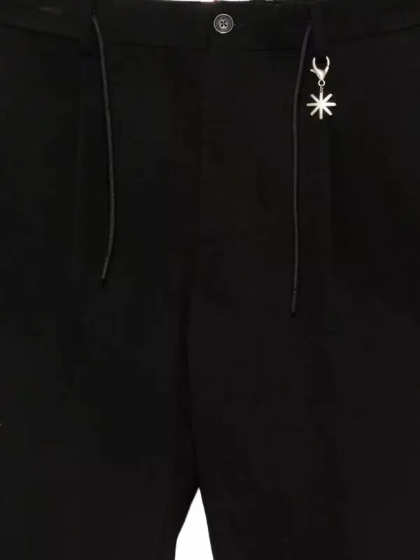 MANUEL RITZ Seoul Drawstring-waist Track Pants - Black