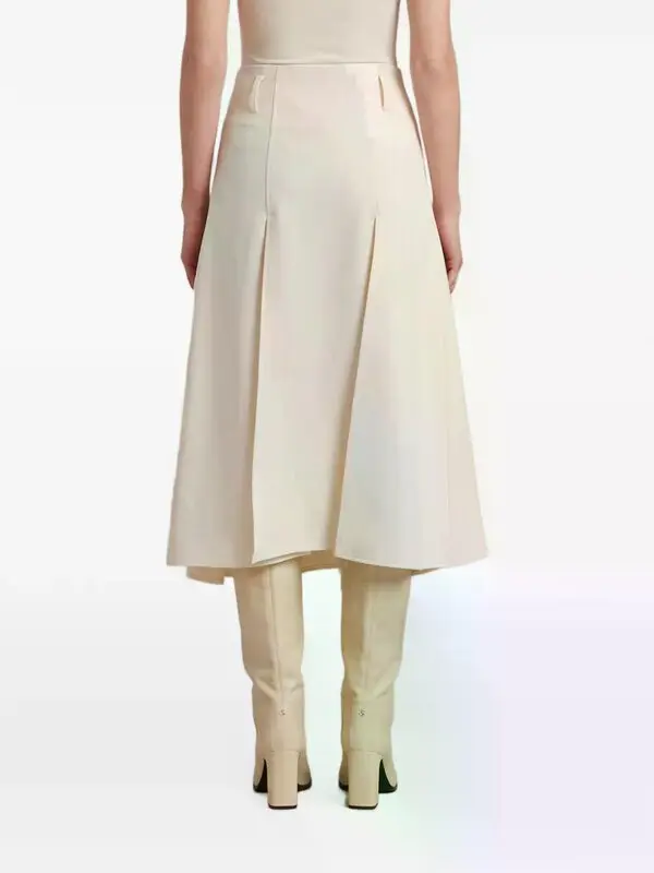 SUTTON NEW YORK Panelled Crepe Midi Skirt