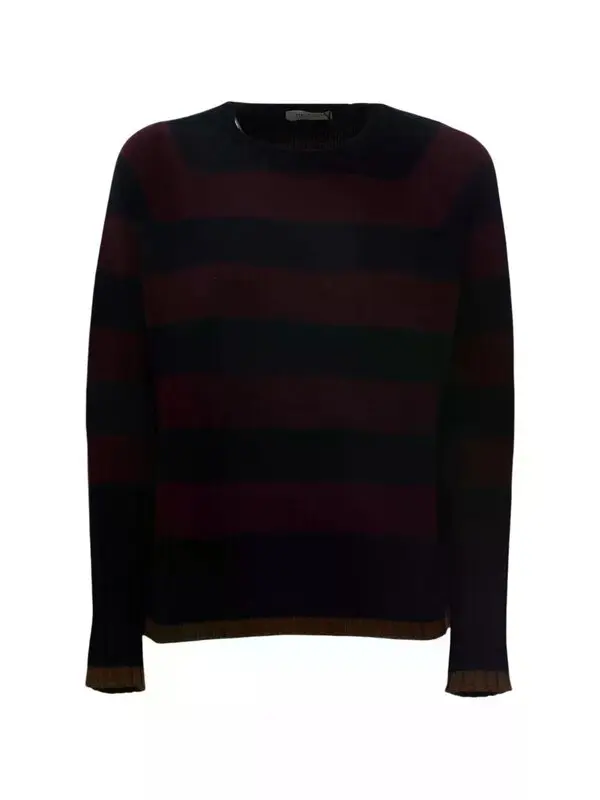 BEYOU Striped Cashmere Sweater