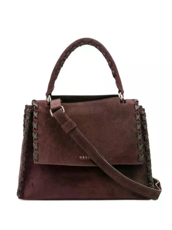 Orciani Medium Sveva Whipstitch-trim Tote Bag