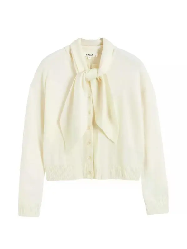 Chinti & Parker Tie-neck Button-up Cardigan