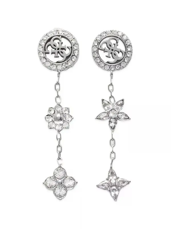 Guess Secret Garden Earrings - Silver