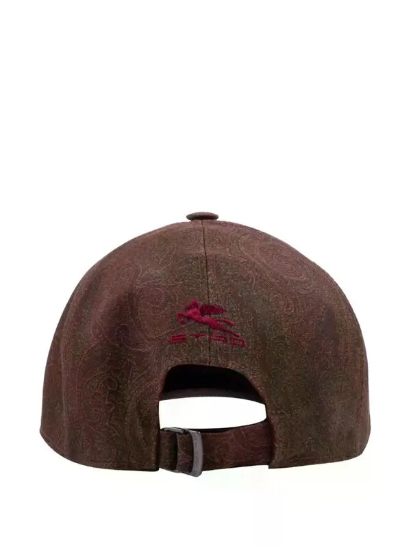 Etro Paisley-print Baseball Cap - Brown