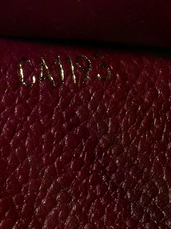 LOUIS VUITTON 2013 Curieuse Monogram Empreinte Leather Wallet - Red