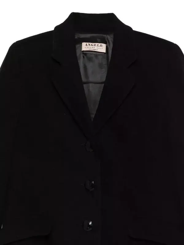 A.N.G.E.L.O. VINTAGE CULT 1980s Single-breasted Wool Coat