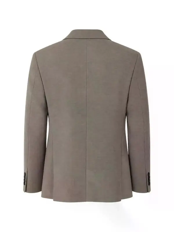 AMARANTO Double-breasted Peak-lapel Blazer