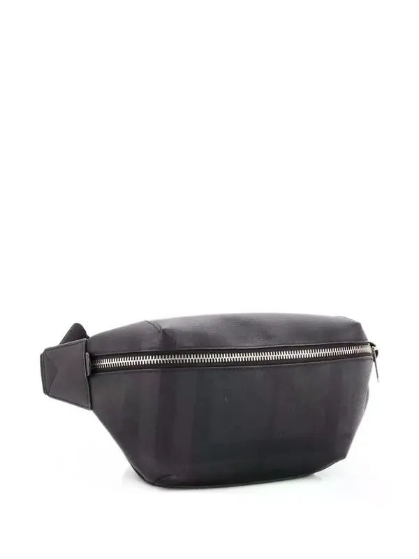 Burberry Sonny House Check Canvas Belt Bag - Black