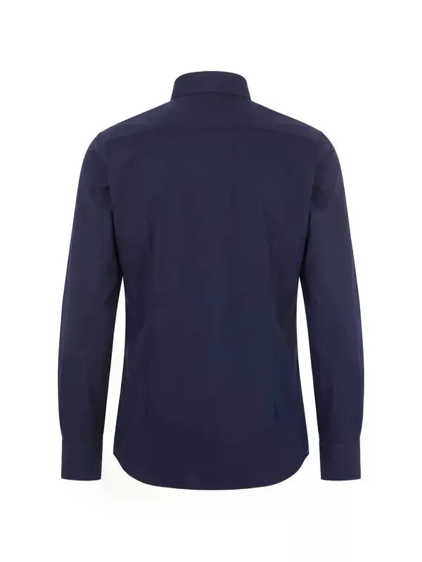 BORRIELLO NAPOLI Spread-collar Long-sleeved Shirt