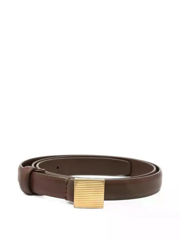 Alberta Ferretti Engraved Square-buckle Belt