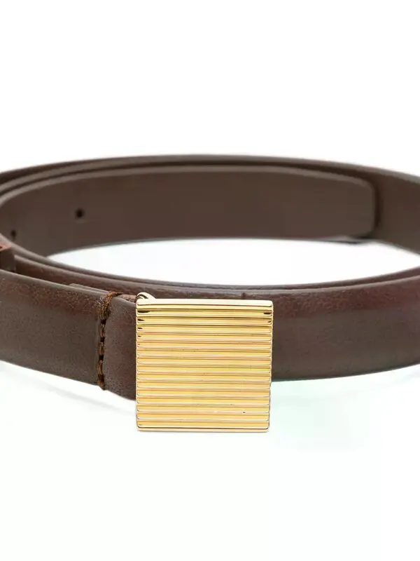 Alberta Ferretti Engraved Square-buckle Belt
