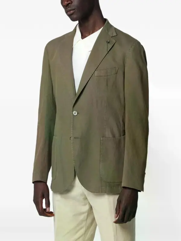 SANTANIELLO Notched-lapel Single-breasted Jacket