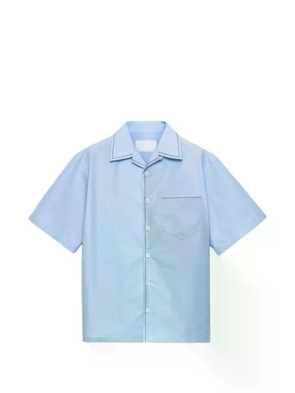Prada Short-sleeved Cotton Shirt