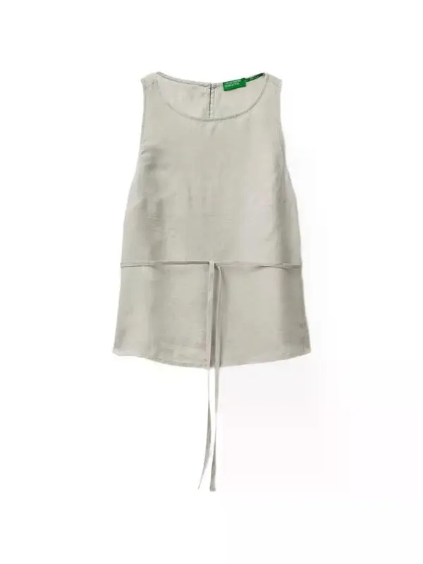 BENETTON Belted Sleeveless Top