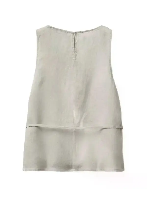 BENETTON Belted Sleeveless Top